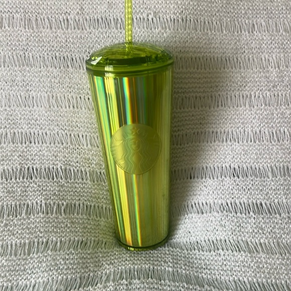 Starbucks | Other | Star Bucks 24oz Tumbler Neon Green Nwt | Poshmark
